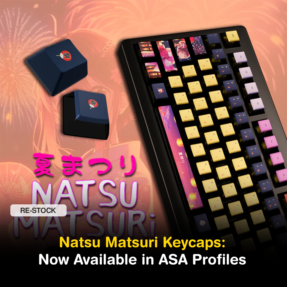 Natsu Matsuri Keycaps: Now Available in ASA Profiles – Thekapco