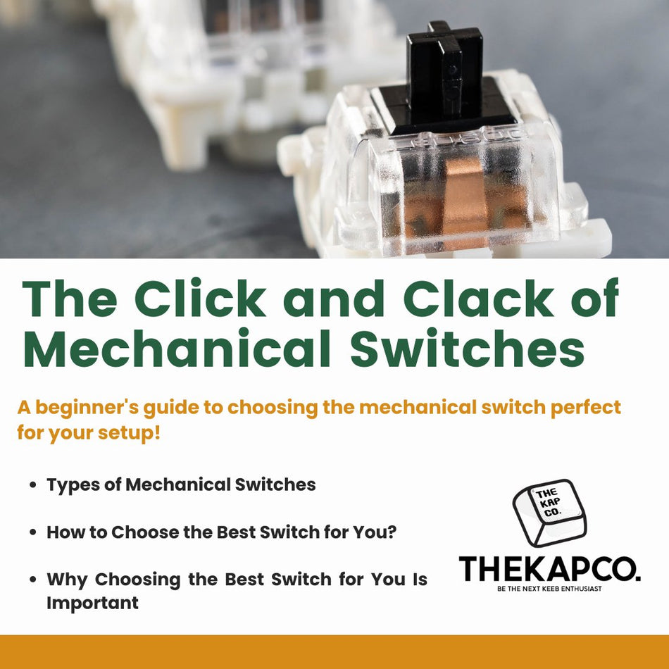 The Click and Clack of Mechanical Switches – Thekapco