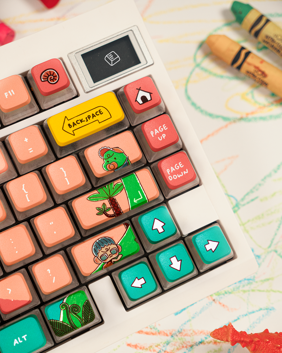 Thekapco x Guji Guji | Back To Jurassic Keycaps
