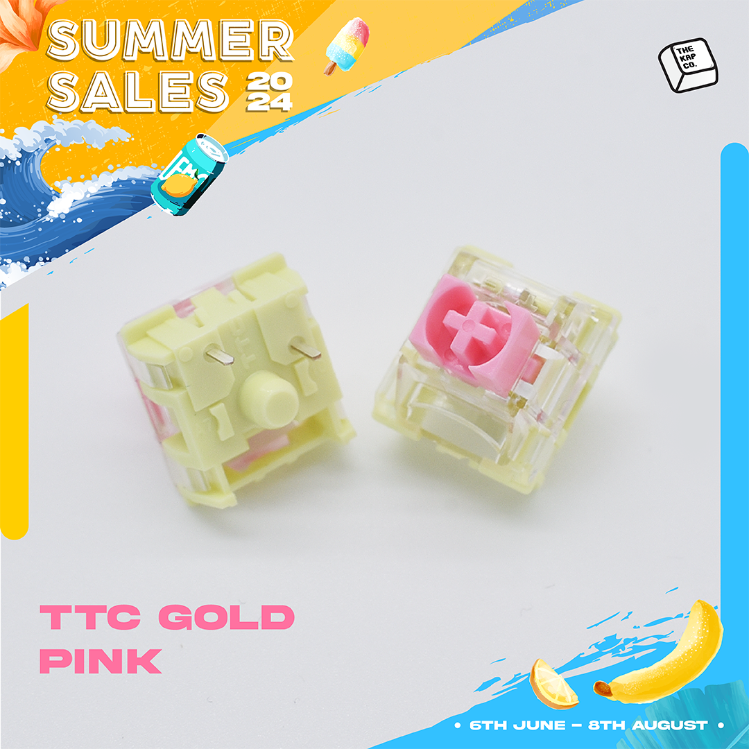 TTC Gold Pink Switches – The KapCo